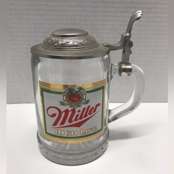 Miller High Life | Dining | Miller High Life Glass Beer Mug Miller High ...